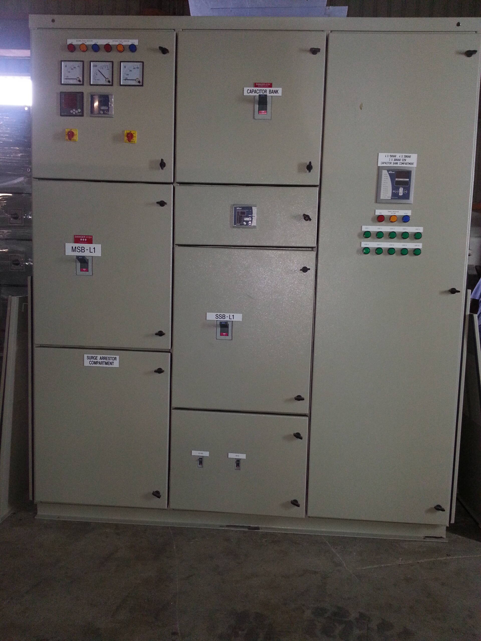 Capacitor-Power Factor Regulation, Gen set Synchronizing & AMF ...